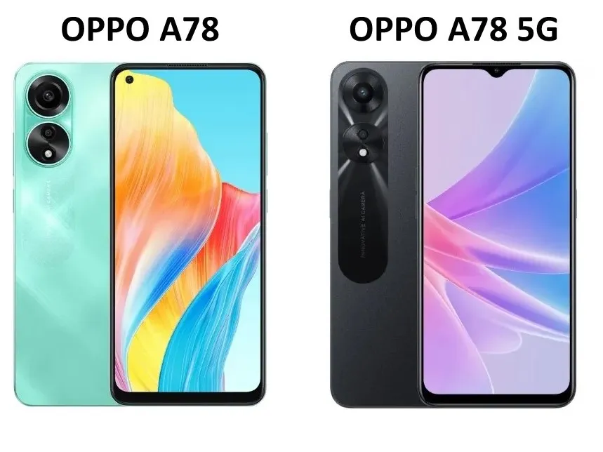 Inilah 7 Perbedaan OPPO A78 dan OPPO A78 5G