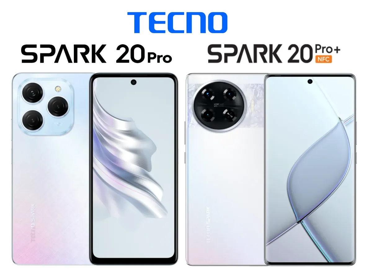 Tecno Spark 20 Pro vs Tecno Spark 20 Pro+: Perbedaan Spesifikasi & Fitur